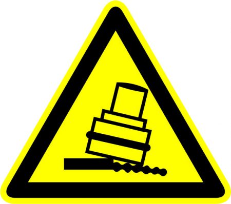 W024 – Nebezpečenstvo zosunutia – PiktoShop